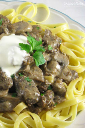 Beef Stroganoff With Stew Meat - Budget Friendly Recipe | Recipe Pocket