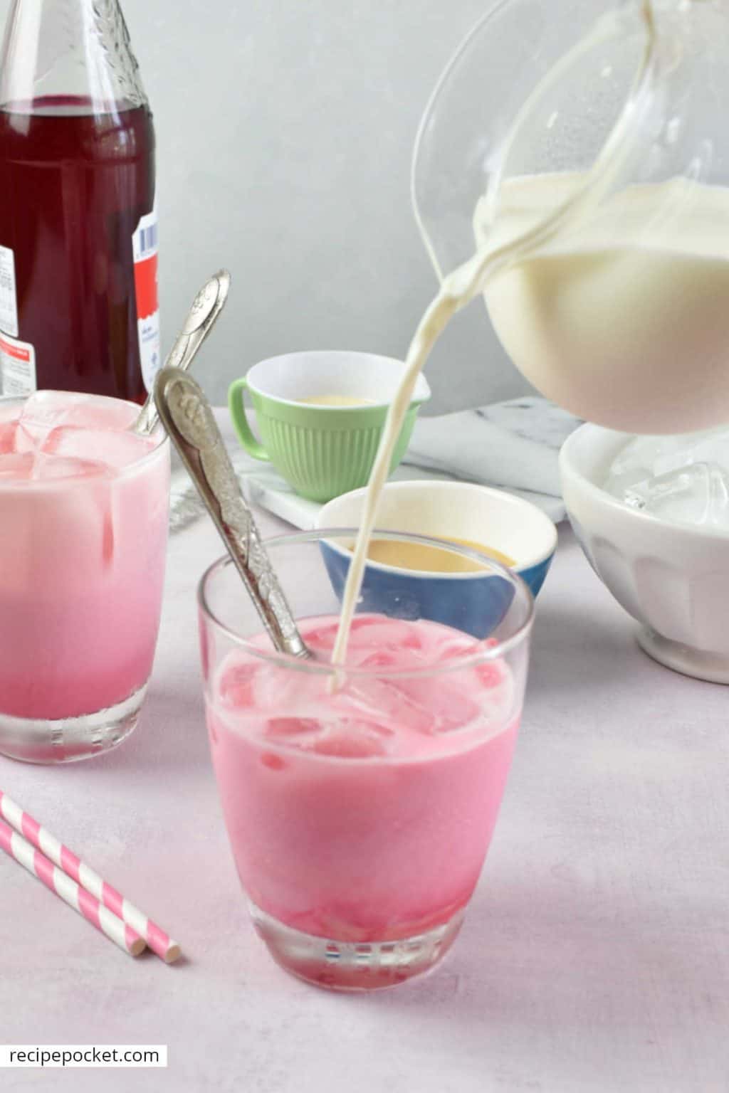 Nom Yen Thai Pink Milk Drink | Recipe Pocket