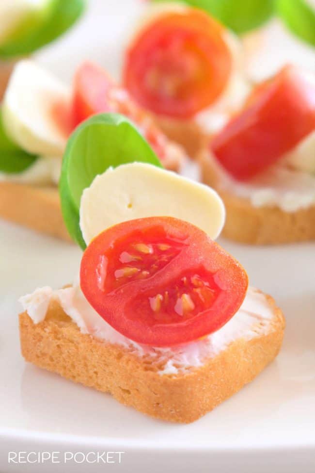 Caprese Crostini | Recipe Pocket