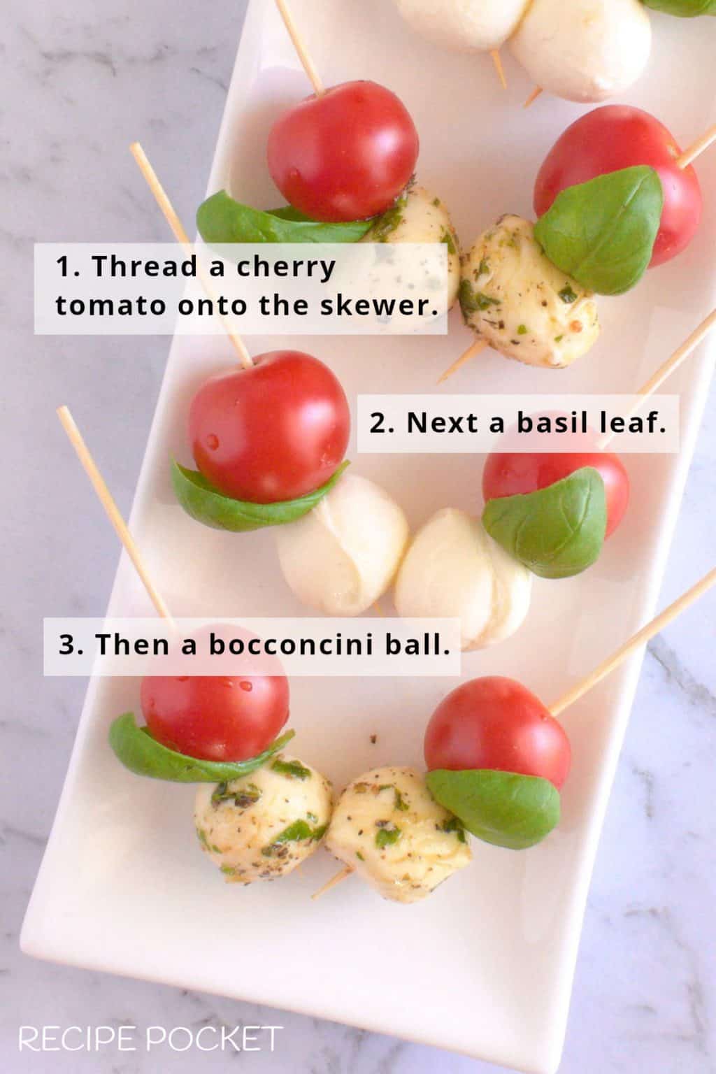 Cherry Tomato and Bocconcini Skewers | Recipe Pocket
