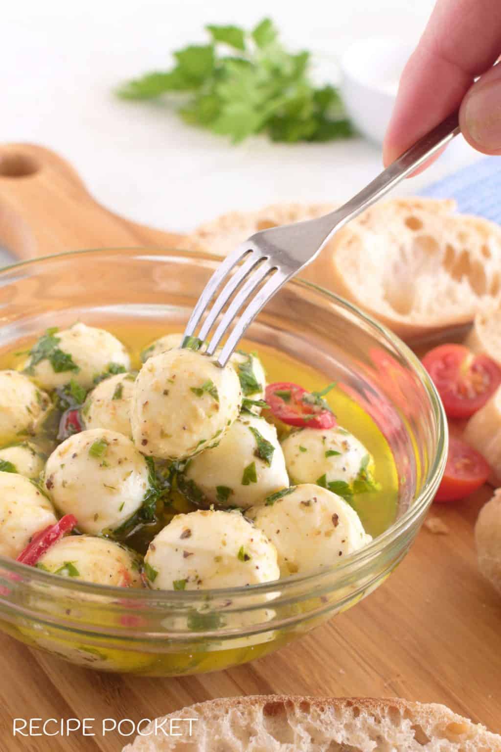 Marinated Mozzarella Balls | Recipe Pocket