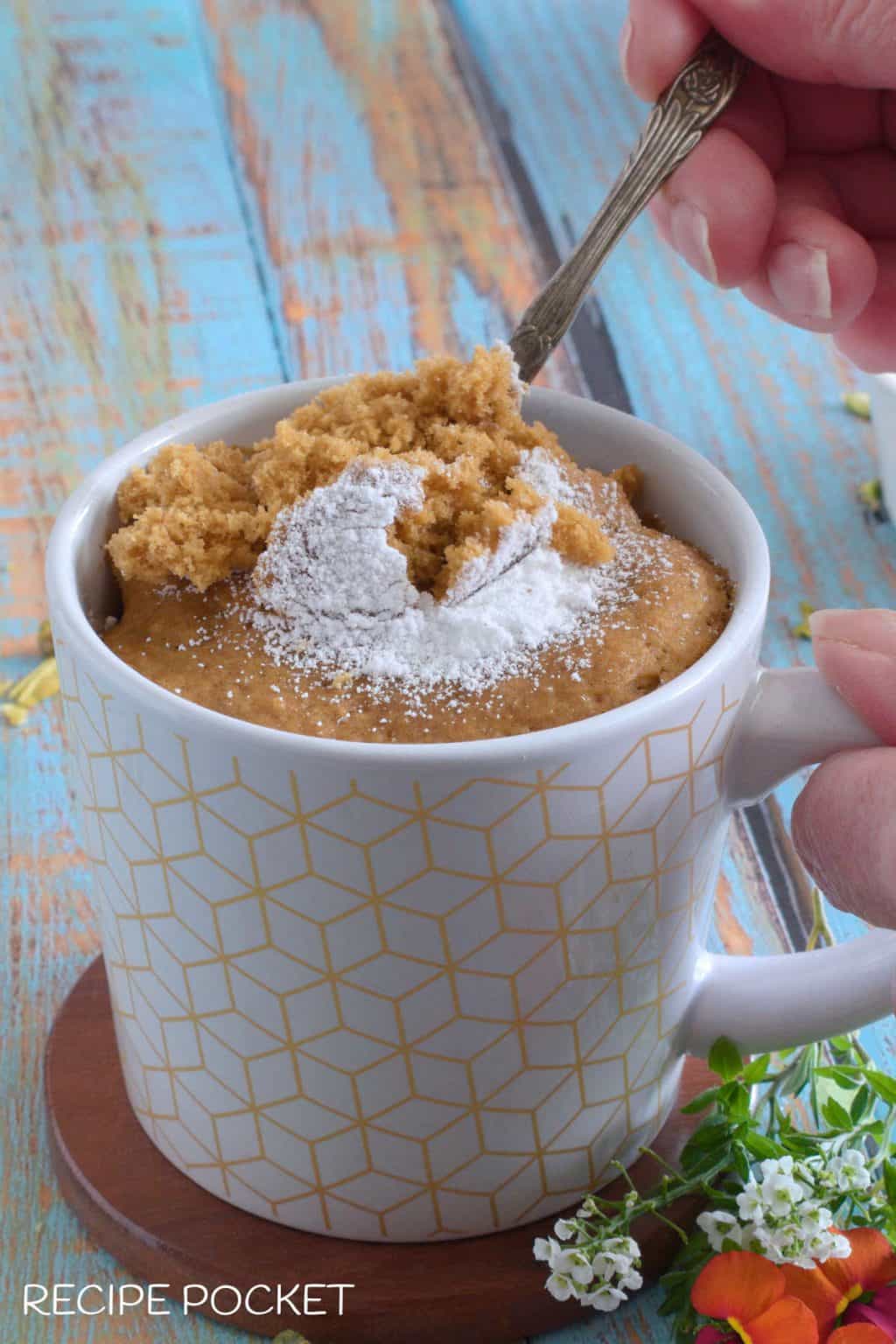 Gingerbread Mug Cake | Recipe Pocket